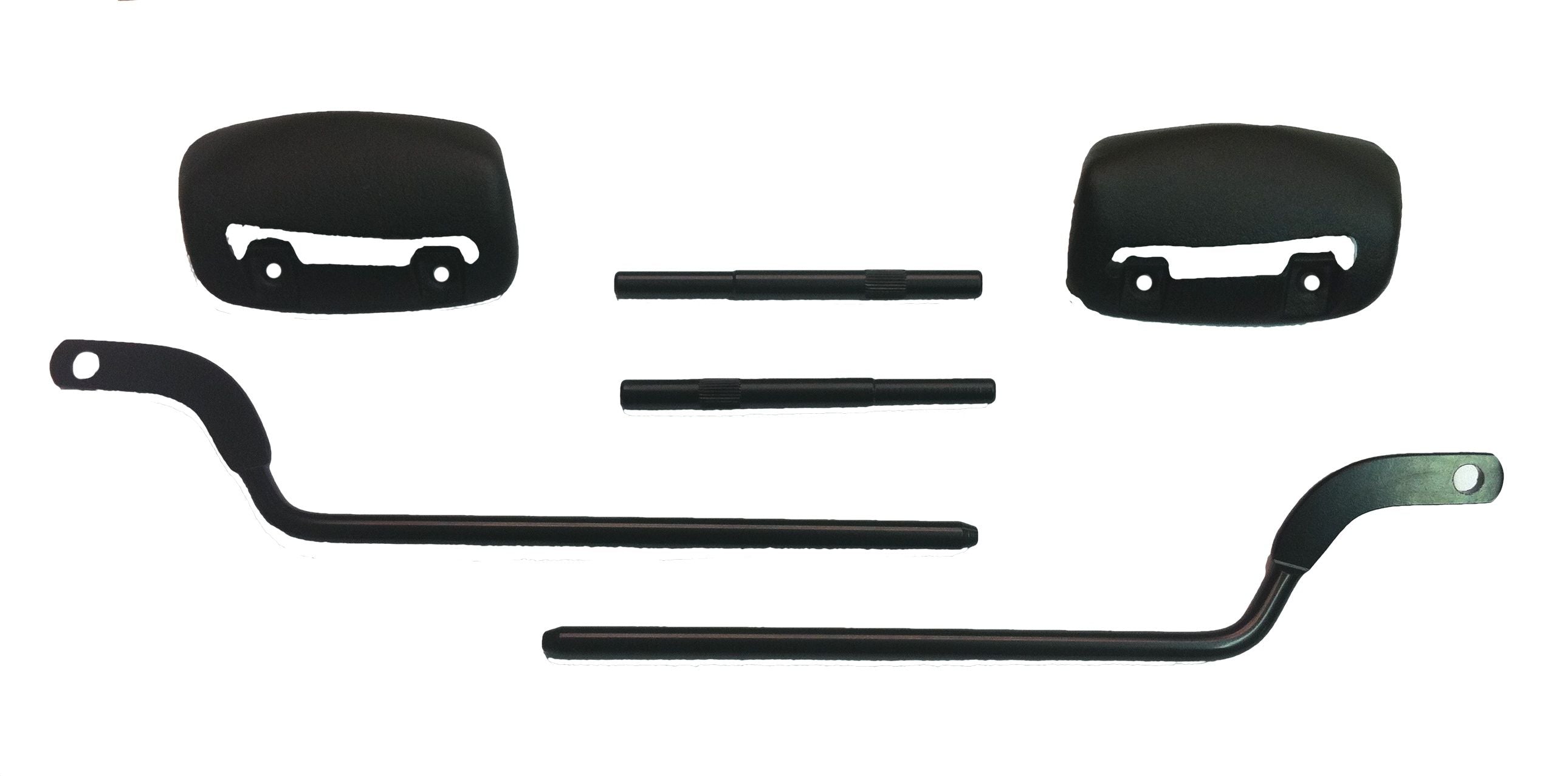 tr6-TRVK Sunvisor Hardware kit TR6 – Peninsula British Parts