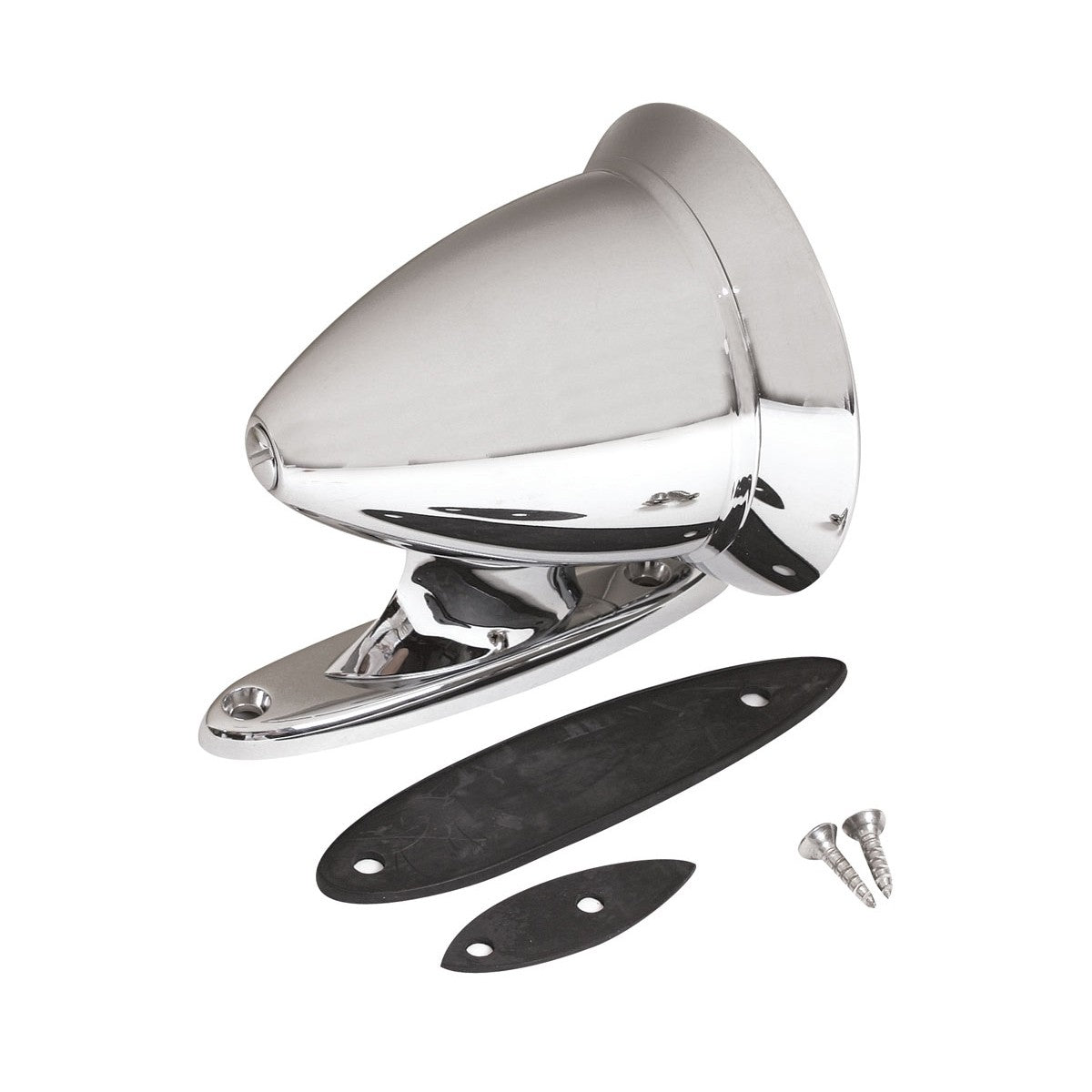 MGB-222-372 Bullet mirror Large with long base – Peninsula British Parts
